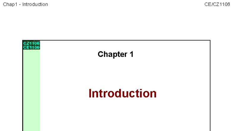 Lecture Handout - Chapter 01: Introduction to Computer Classes and Architecture - Studocu