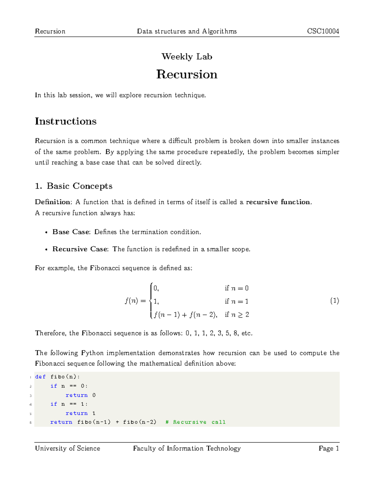 Lab 2 - Recursion - Summary Social Work ASWB Bachelors Exam Guide ...