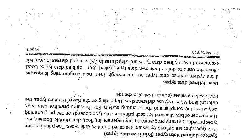 Data Structures and Algorithms COM 124: Understanding Variables and ...
