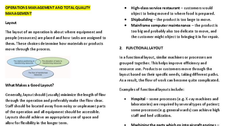 Omtqm Quiz 4 - Operations Management & Total Quality Management - Studocu