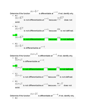 [Solved] 1 Find the derivative for the function fx2ex8x 2 Find the ...