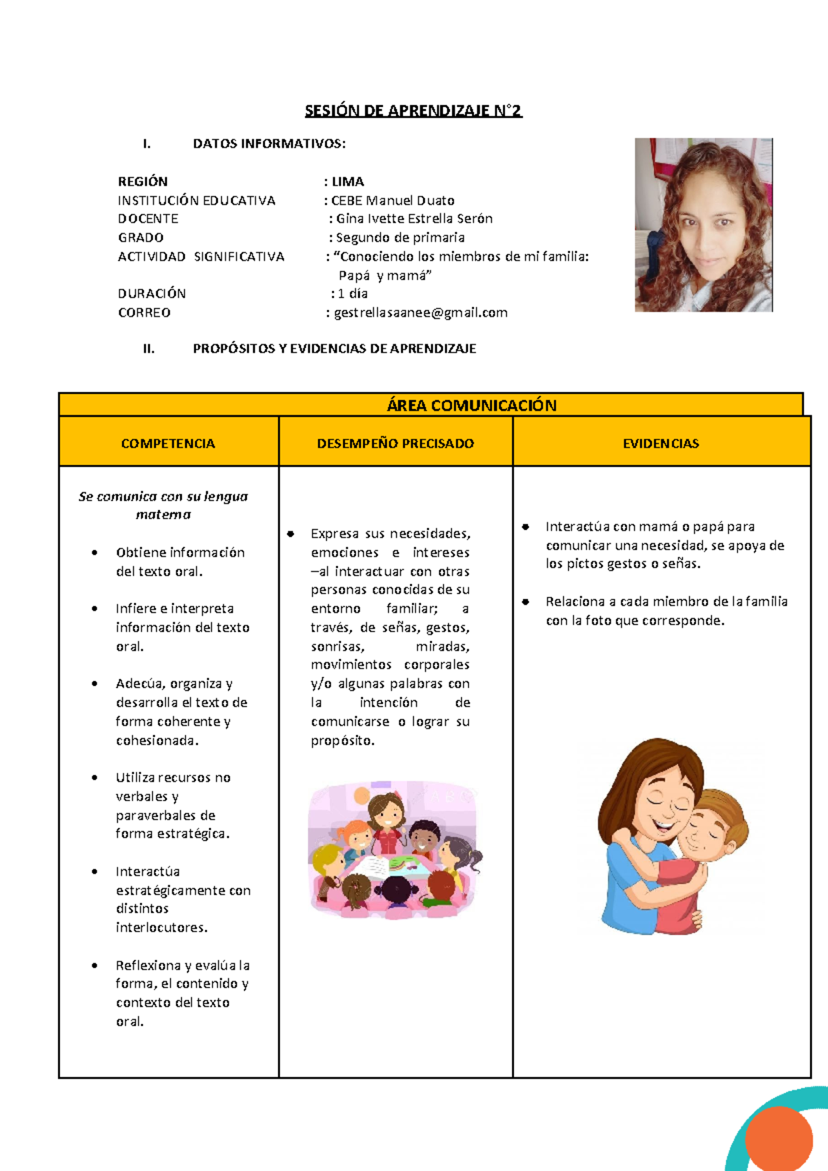 Hoja De Trabajo Sobre Los Miembros De La Familia En Español