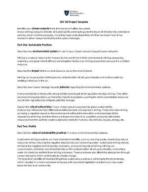 6-2 journal IDS150 - Syerra Vedder 2/14/ IDS 150 Journal Describe your ...