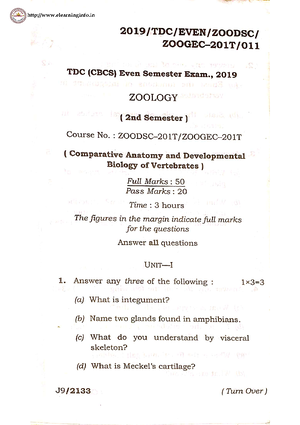 [Solved] What are the four components of integrated schemes - Applied Zoology (ZOO: DSC–45 ...