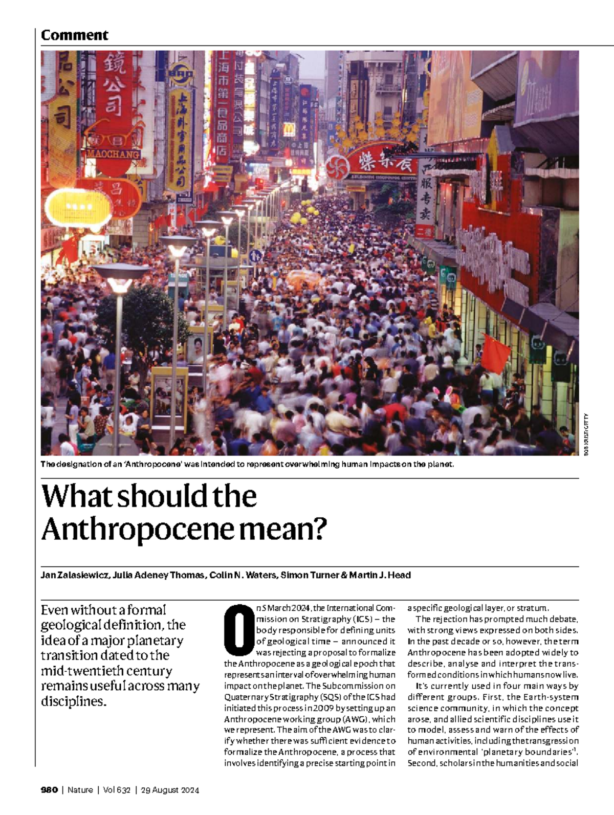 Understanding the Anthropocene: Insights from Geological Time Units ...