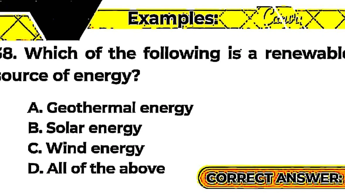 ACC872 8 - Renewable Energy Sources Quiz Examples - Studocu