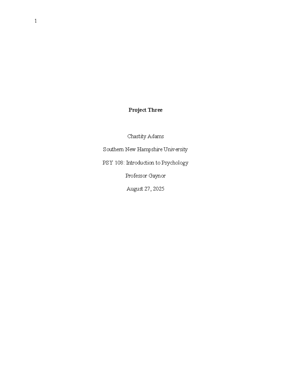 PSY 108 Project Three: Emotional Intelligence in Counseling - Studocu