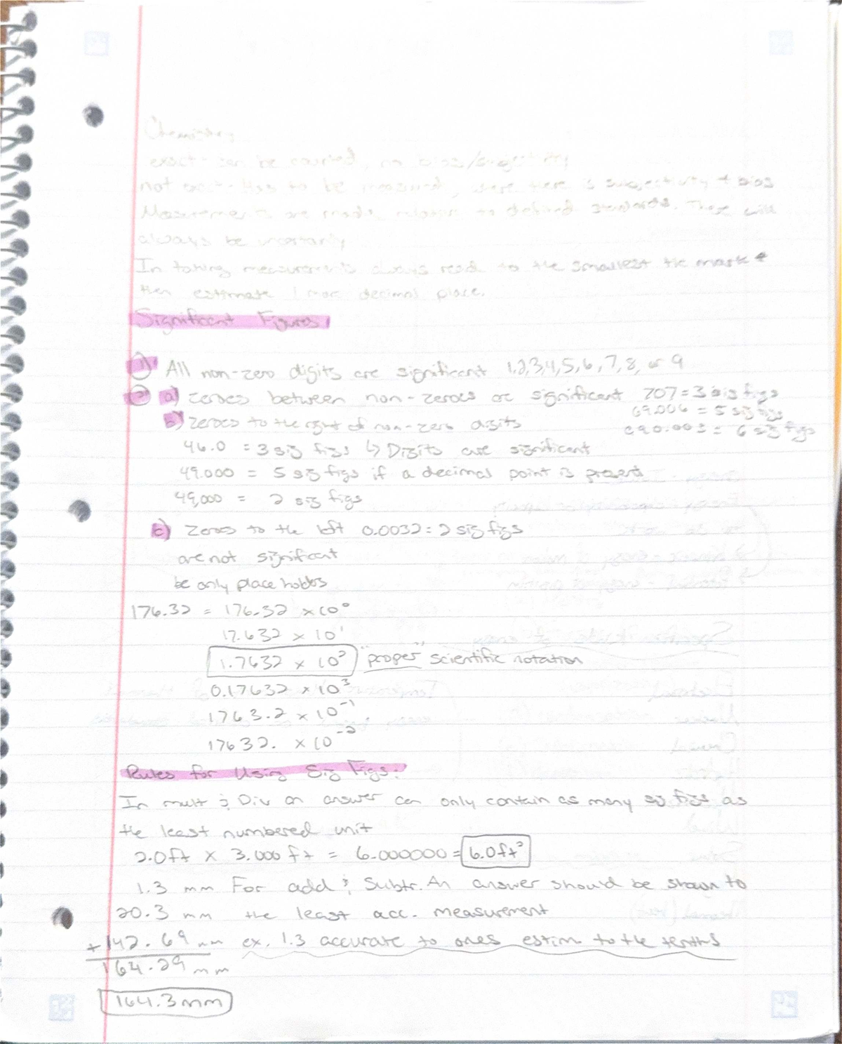 Chemistry 101: Significant Figures and Measurement Principles - Studocu