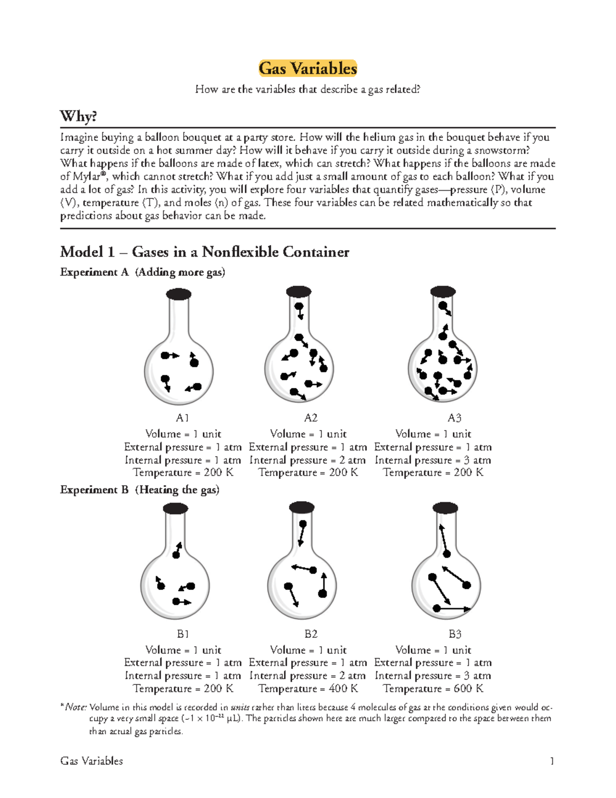Gas Variables and Their Relationships in Chemistry - 25 Gas Variables-S ...