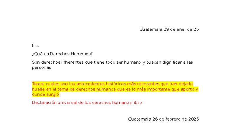 Derechos Humanos: Antecedentes Históricos y Generaciones - Tarea 2025 ...