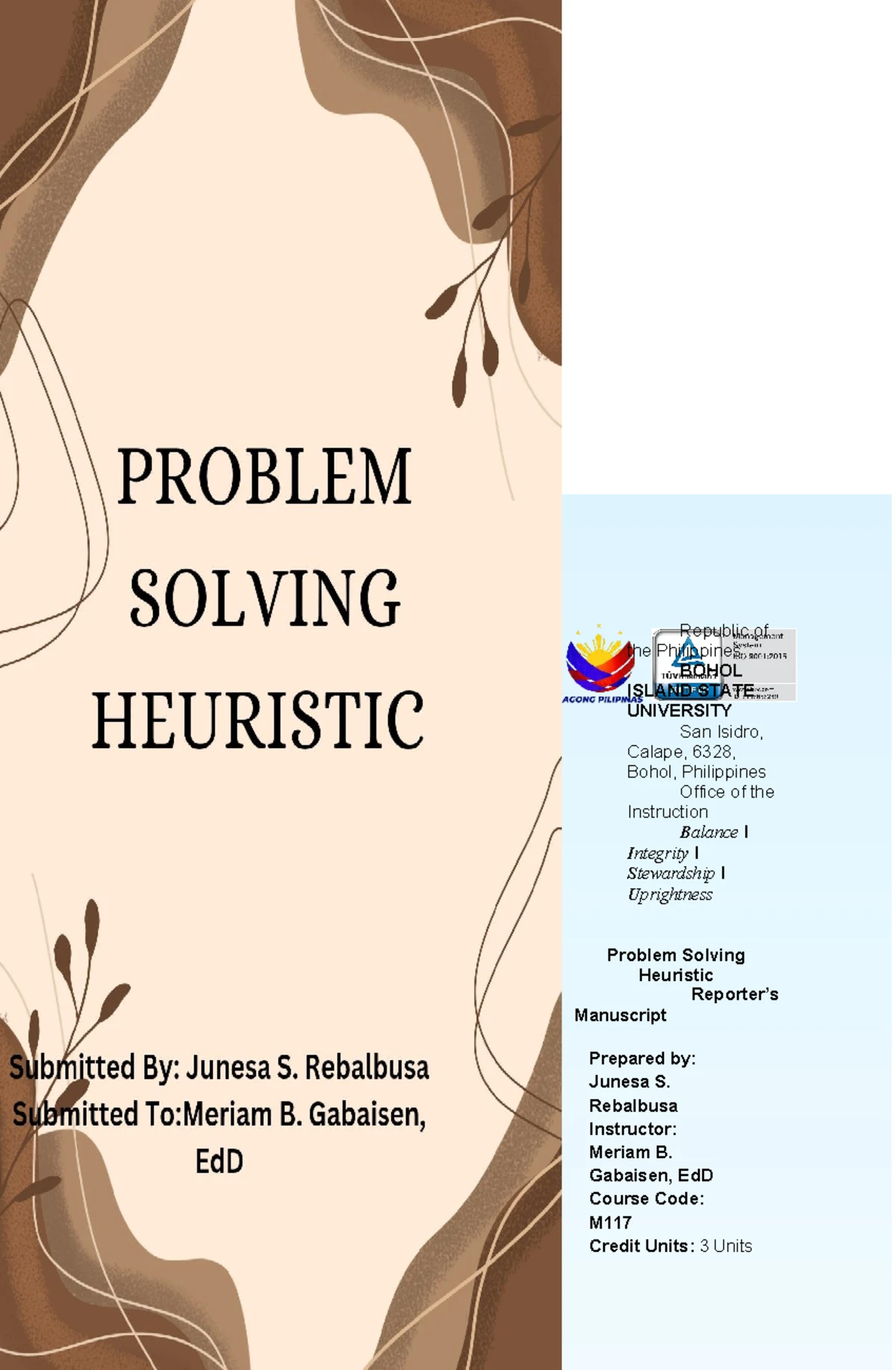 Math 2 Lesson Plan: Understanding Slides & Flips (Final) - Studocu