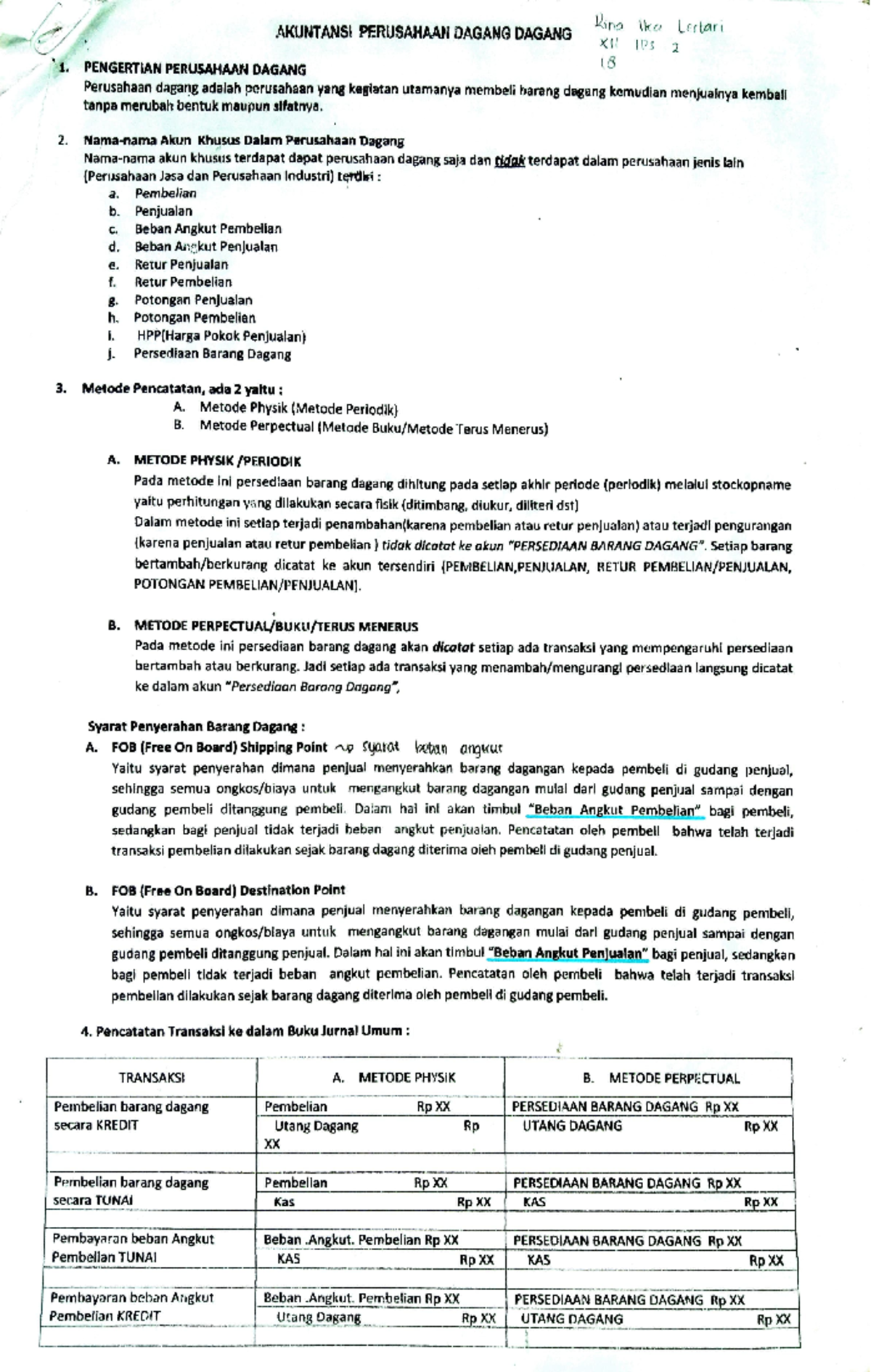 Akuntansi Perusahaan Dagang: Metode, Transaksi & Pencatatan (AKT 101 ...
