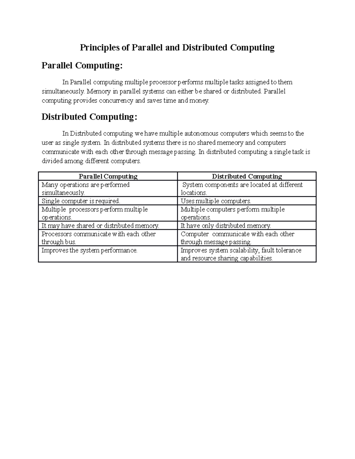 Principles of Parallel and Distributed Computing 075858 - Principles of ...