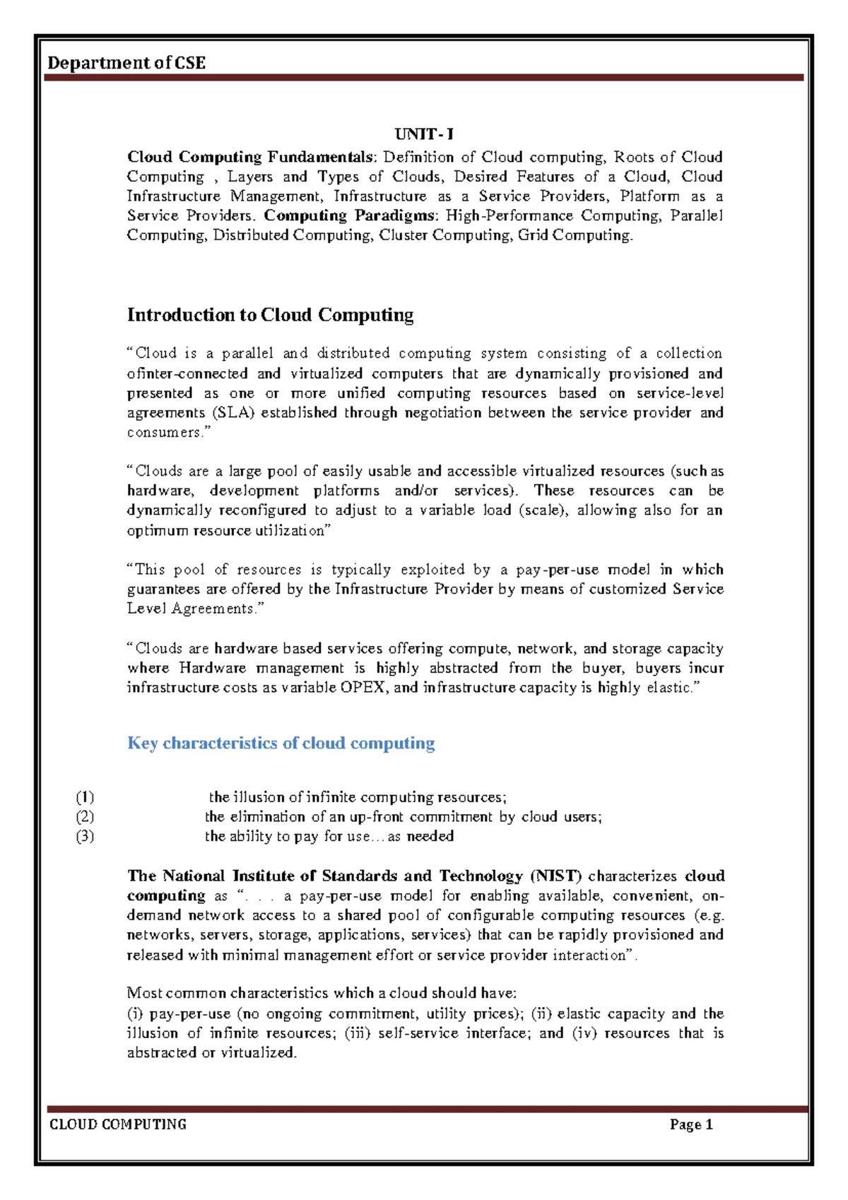 UNIT-1 OF Network Security - Chapter 1 UNIT 1: INTRODUCTION Services, Mechanisms and attacks ...