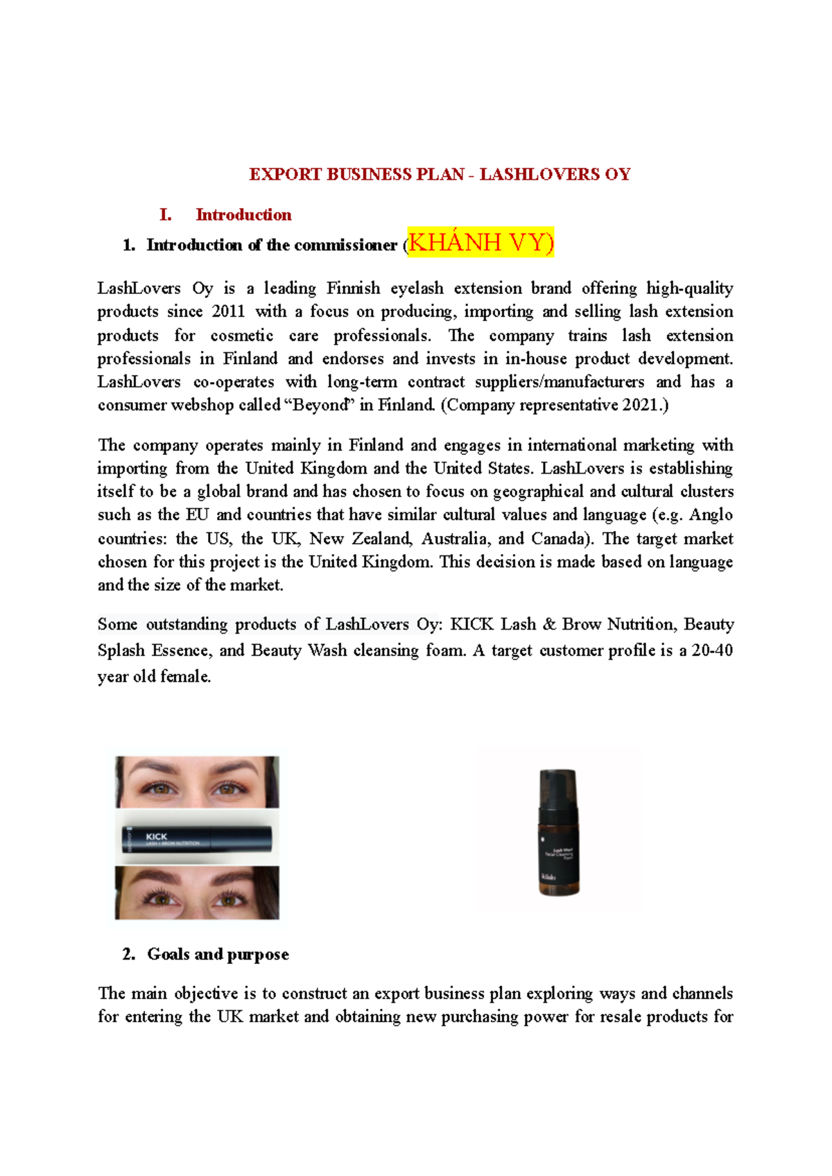 Export%20Business%20Plan(TA) - EXPORT BUSINESS PLAN - LASHLOVERS OY I ...