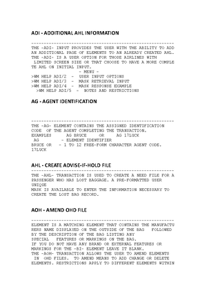 Worldtracer GLOS - WORLDTRACER GLOSSARY copied & edited from world ...