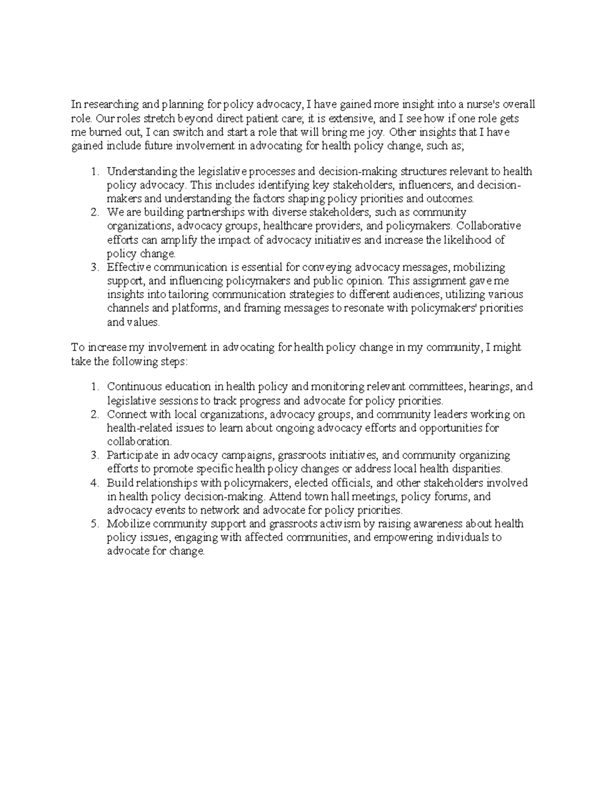 D025 Reflection 2: Enhancing Interprofessional Team Building Skills ...