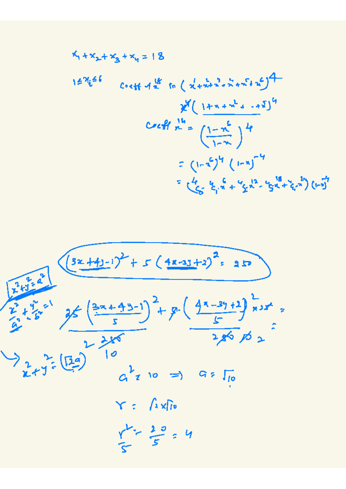 Mathematics Exam Notes - Print-23 - Bdb - Studocu