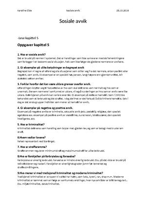 Kapittel 5 - Begreper - Sosiale roller - Sosiologi 2STG - Kapittel 5 Begreper: Sosiale roller ...