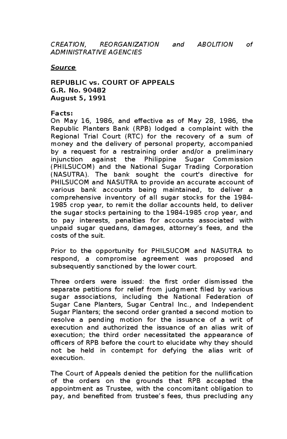 Co Kim Chan v. Valdez Tan Keh - Case Digest (G.R. No. L-5, 1945) - Studocu