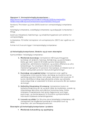 Eksamen VERB1100 - Emnekode VERB Vurderingsform Skriftlig eksamen under tilsyn Starttid 20.09 07 ...