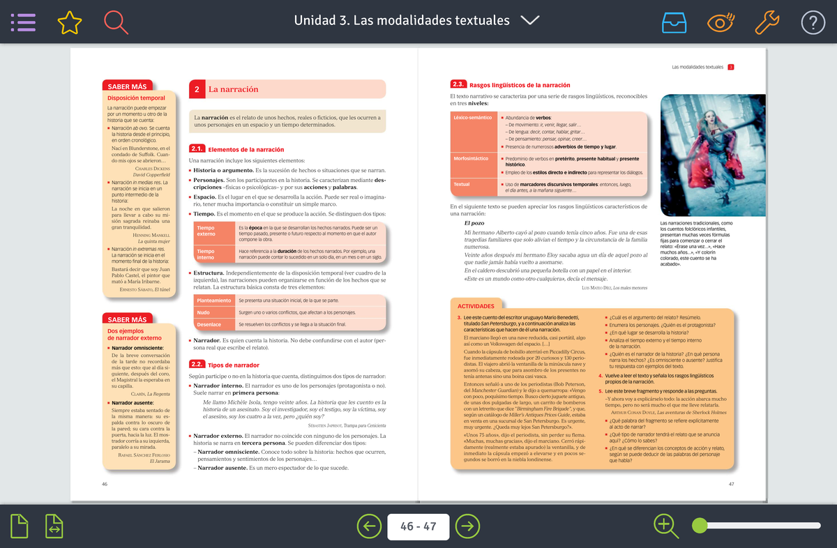 Santillana - Unidad 3. Las modalidades textuales Las modalidades ...