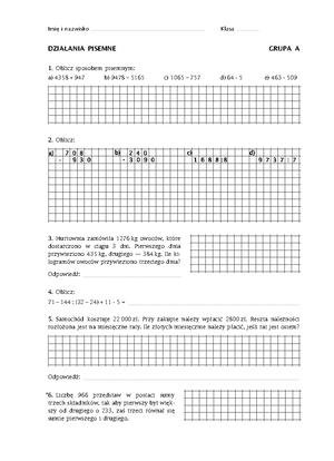 Together kl4 U3 Unit Test Standard B - Together dla 4 klasy Tests ...