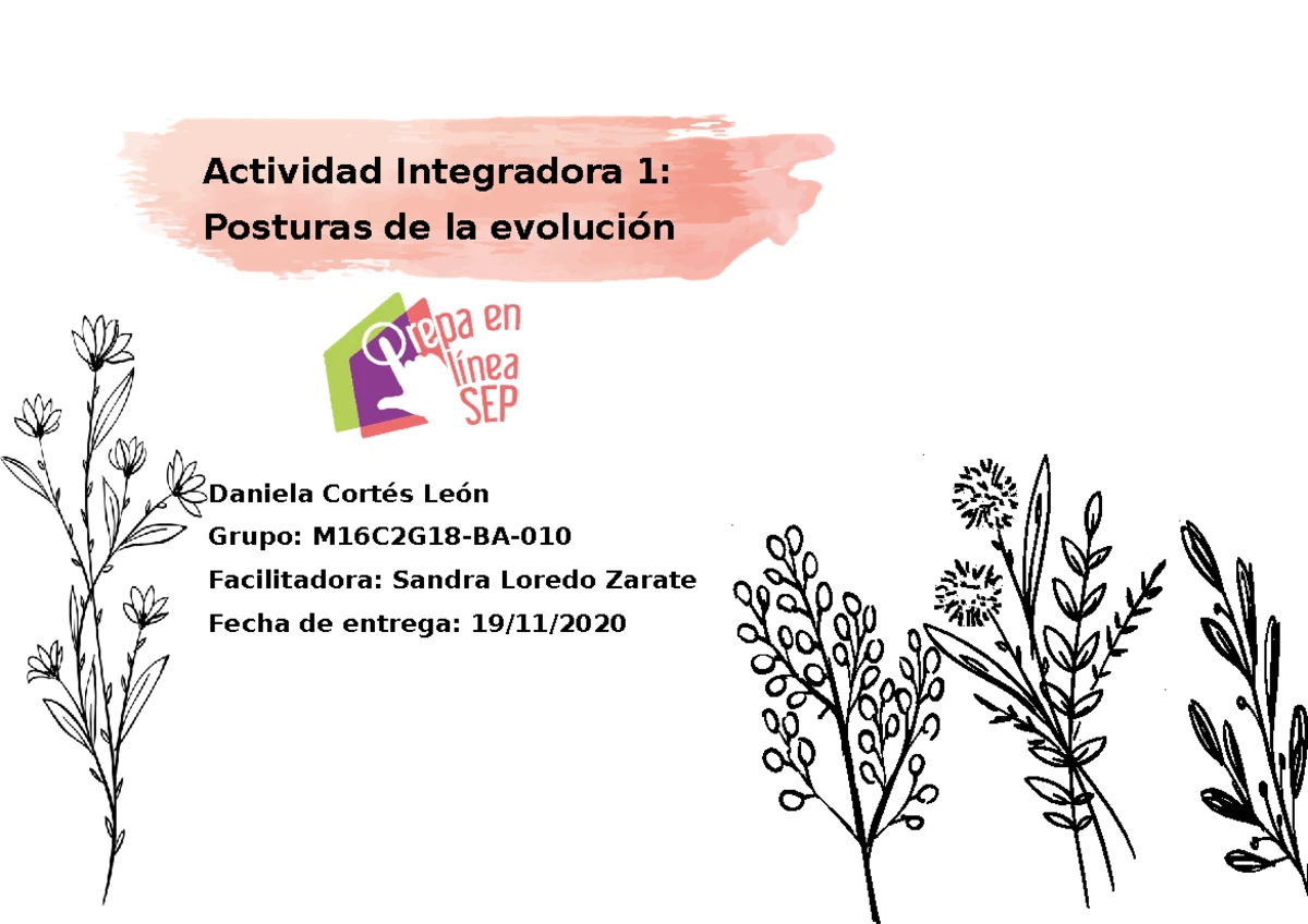 Módulo 16 semana 2 Actividad Integradora 3 Prepa en Línea SEP ...