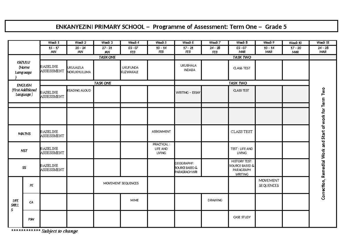 POA-Grade-5-Term-1-min - Week 1 Week 2 Week 3 Week 4 Week 5 Week 6 Week ...