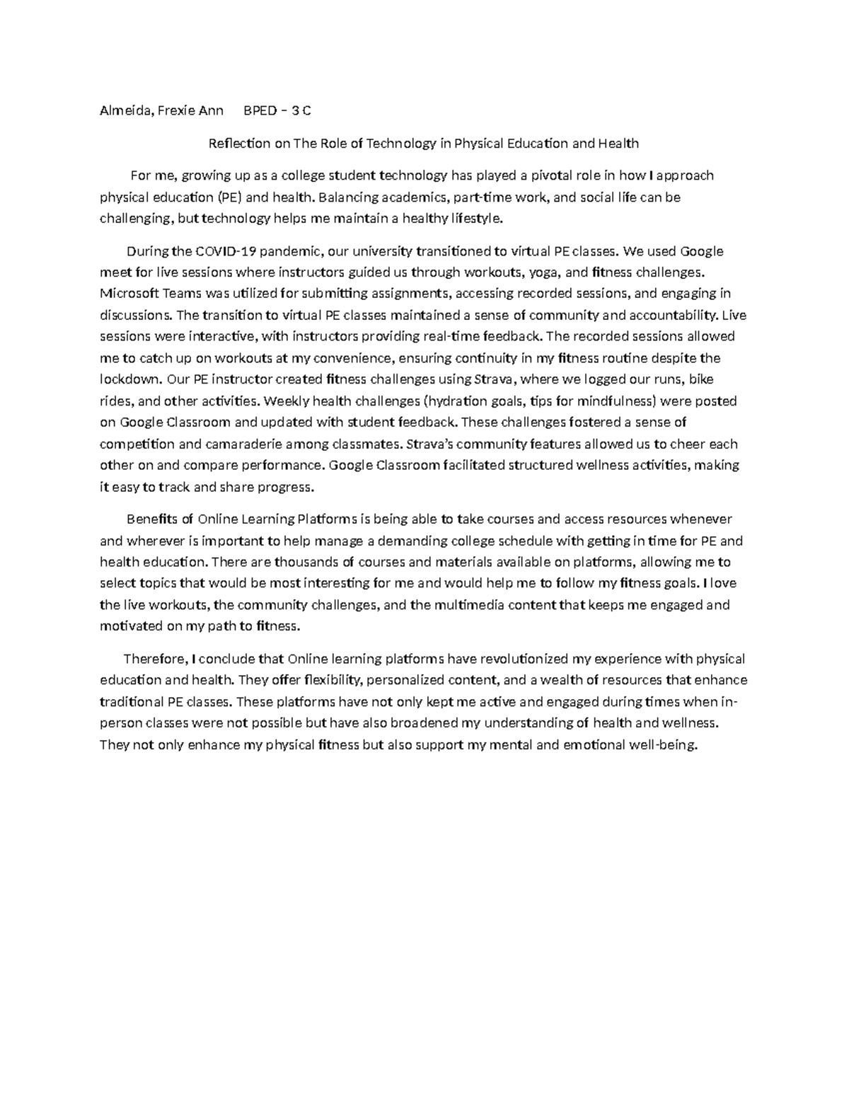 Almeida, Frexie Ann - Venshot Timeline adjusted - Almeida, Frexie Ann ...