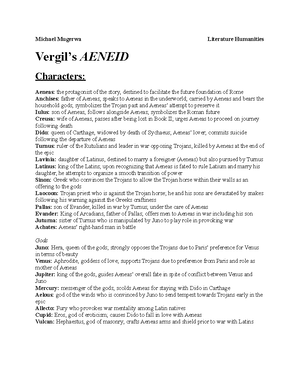 Virgil's Aeneid 30 mark examples and plans - Virgil’s Aeneid 30 Mark ...