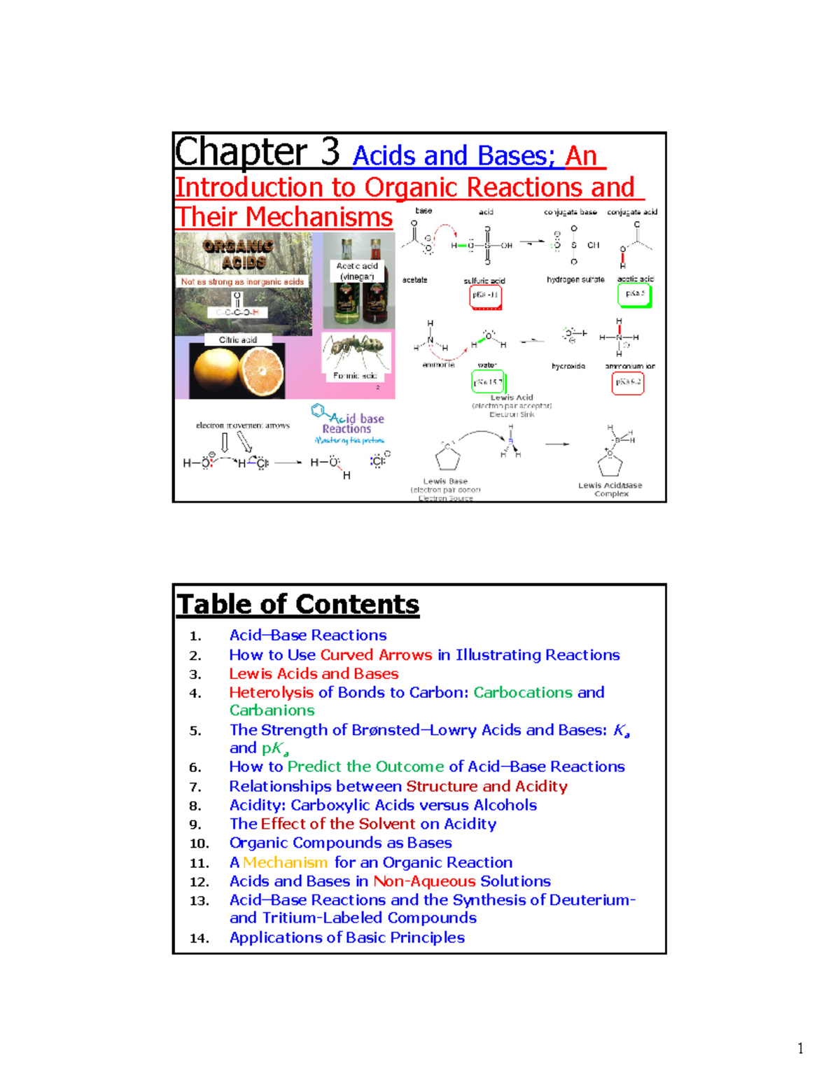 232 chapter 03 - Chapter 3 Acids and Bases; An Introduction to Organic ...