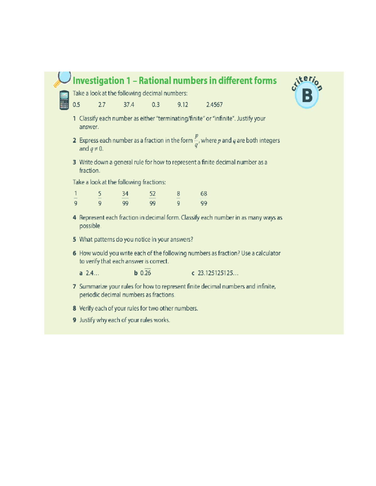 Guide to Rational & Irrational Numbers: Key Concepts and Examples - Studocu