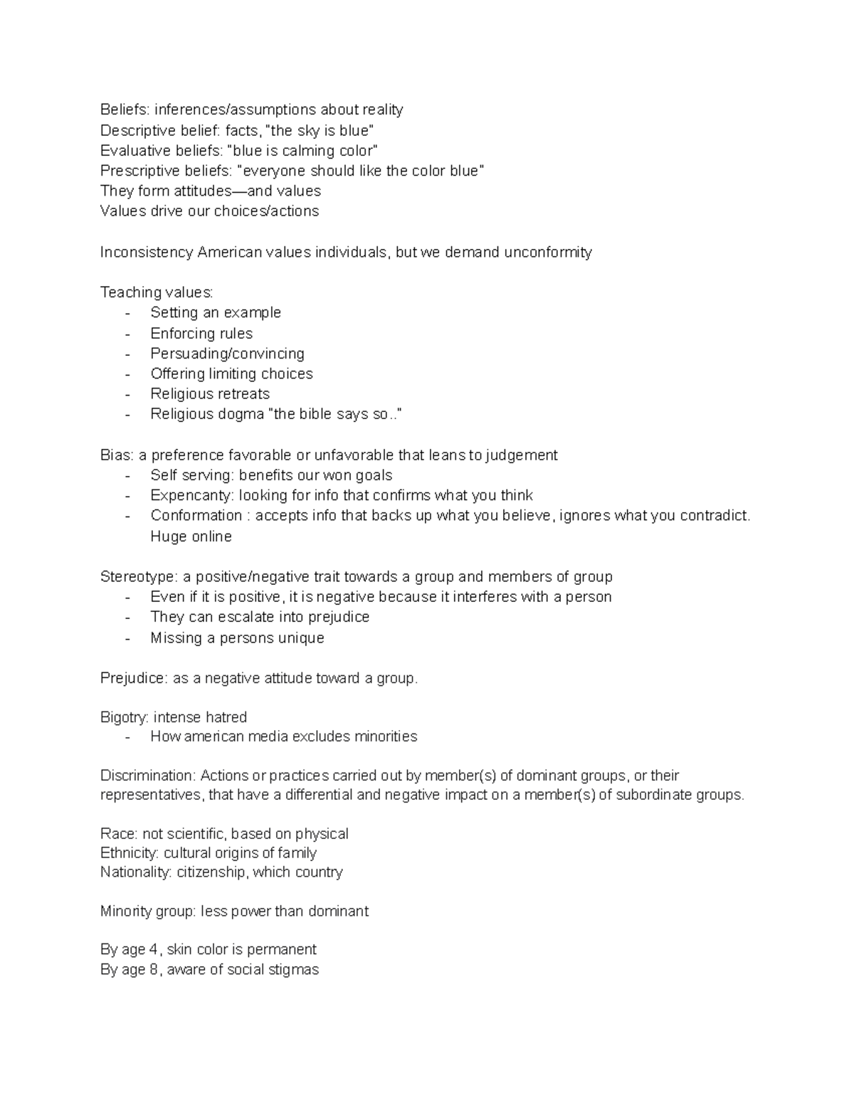 Historical Contexts of Prejudice and Discrimination in the US: An ...