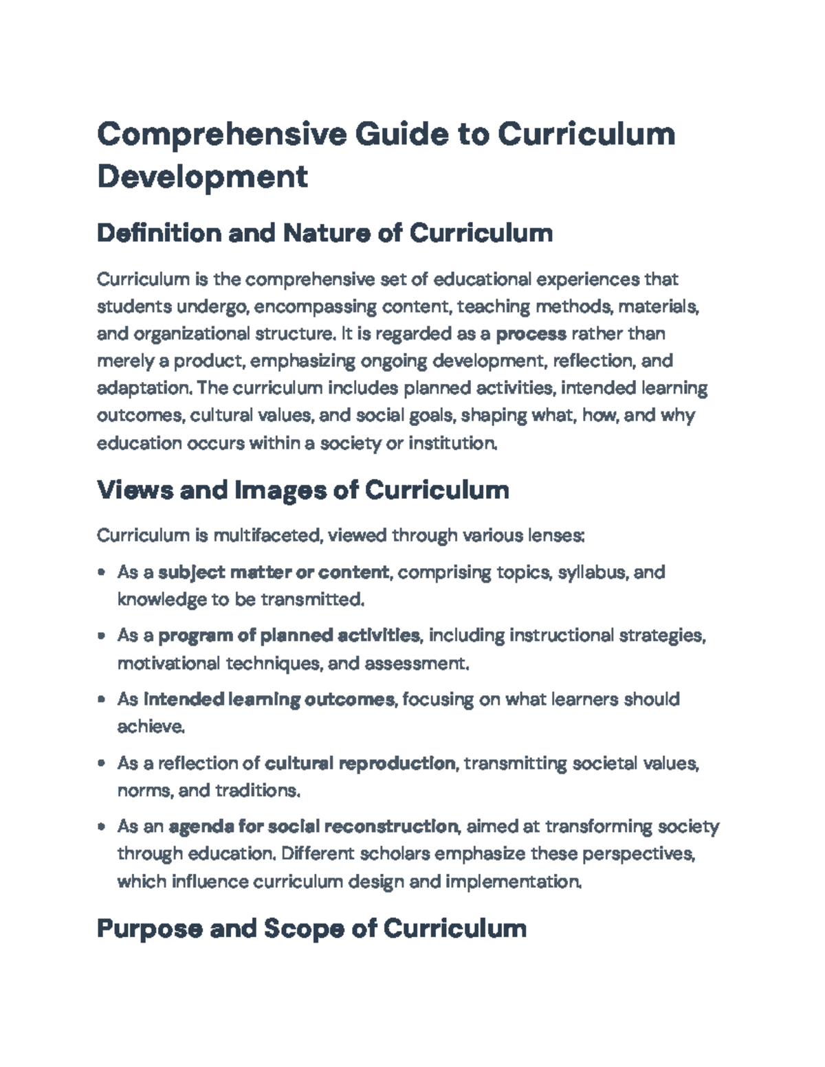 Comprehensive Overview of Curriculum Development: Strategies & Theories ...