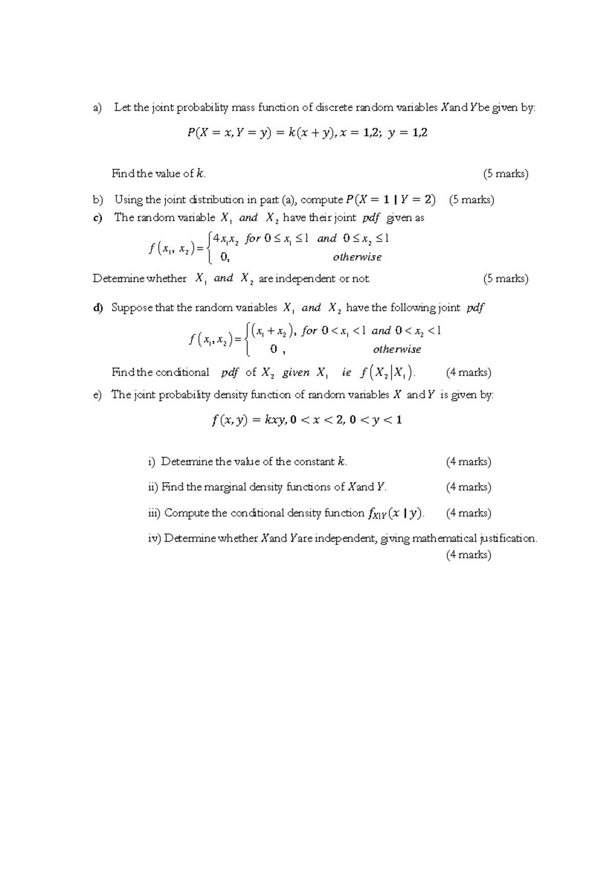 SSTt - Cat 11: Joint Probability Distributions & Independence Analysis ...