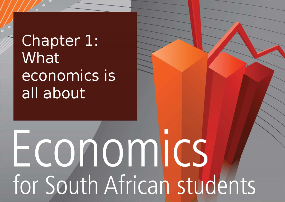 Economics for South African Students - Chapter 1 Overview and Concepts ...
