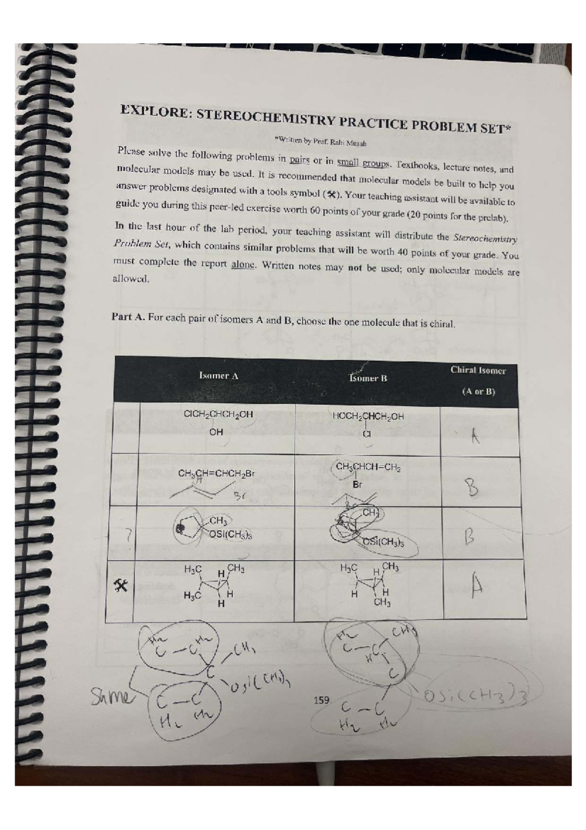 IMG 2824 - This is a post lab - EXPLORE: STEREOCHEMISTRY PRACTICE ...