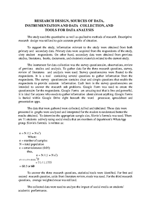 Planning Data Collection Procedure - Planning Data Collection Procedure ...