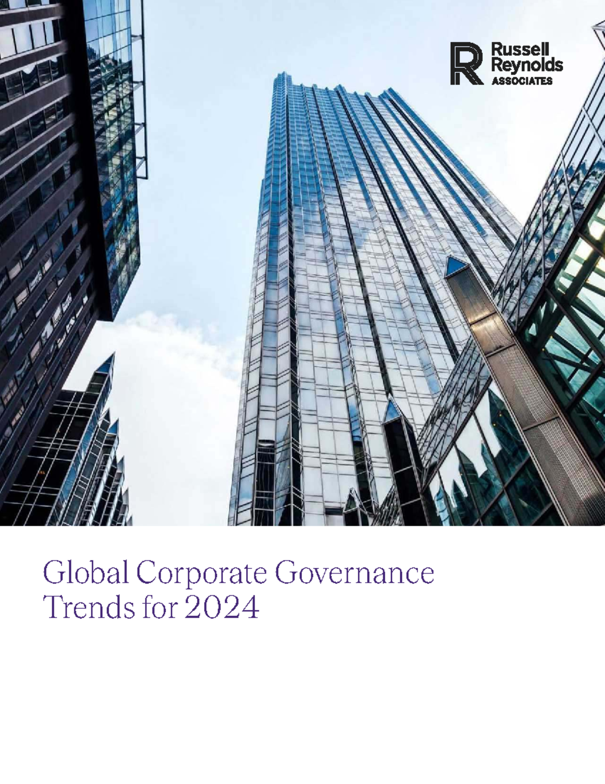 RRA Global Corporate Governance Trends Report 2024 - Studocu