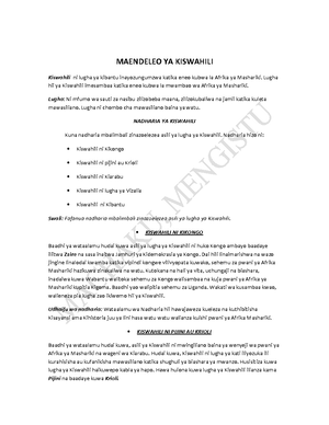 [Solved] Tofauti kati ya fasihi simulizi na fasihi andishi - History of ...