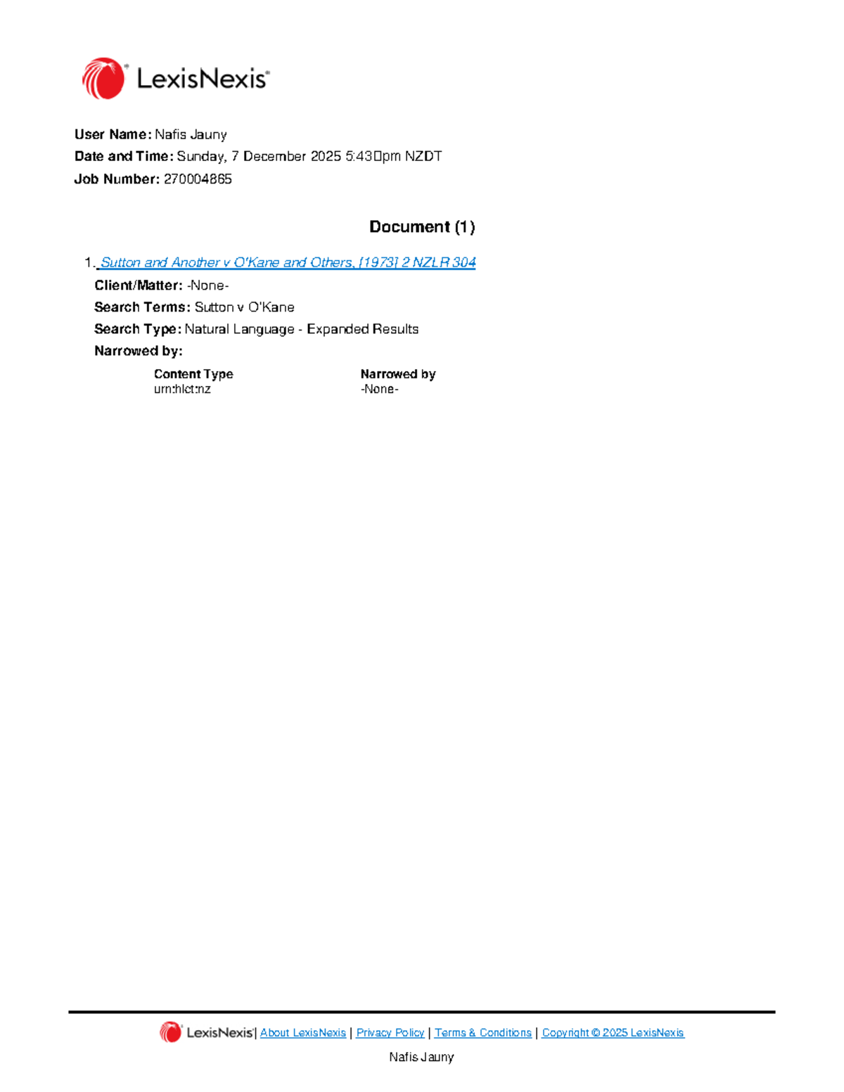 Sutton v O'Kane: Case Study on Property Law and Easements (2 NZLR 304 ...