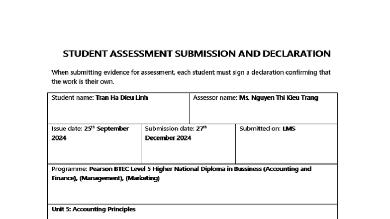 AP A2 Financial Adjustments and Performance Analysis for 2023 - Studocu