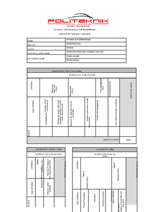 EXP 4 - JAR TEST LAB Report - CIVIL ENGINEERING DEPARTMENT POLITEKNIK ...