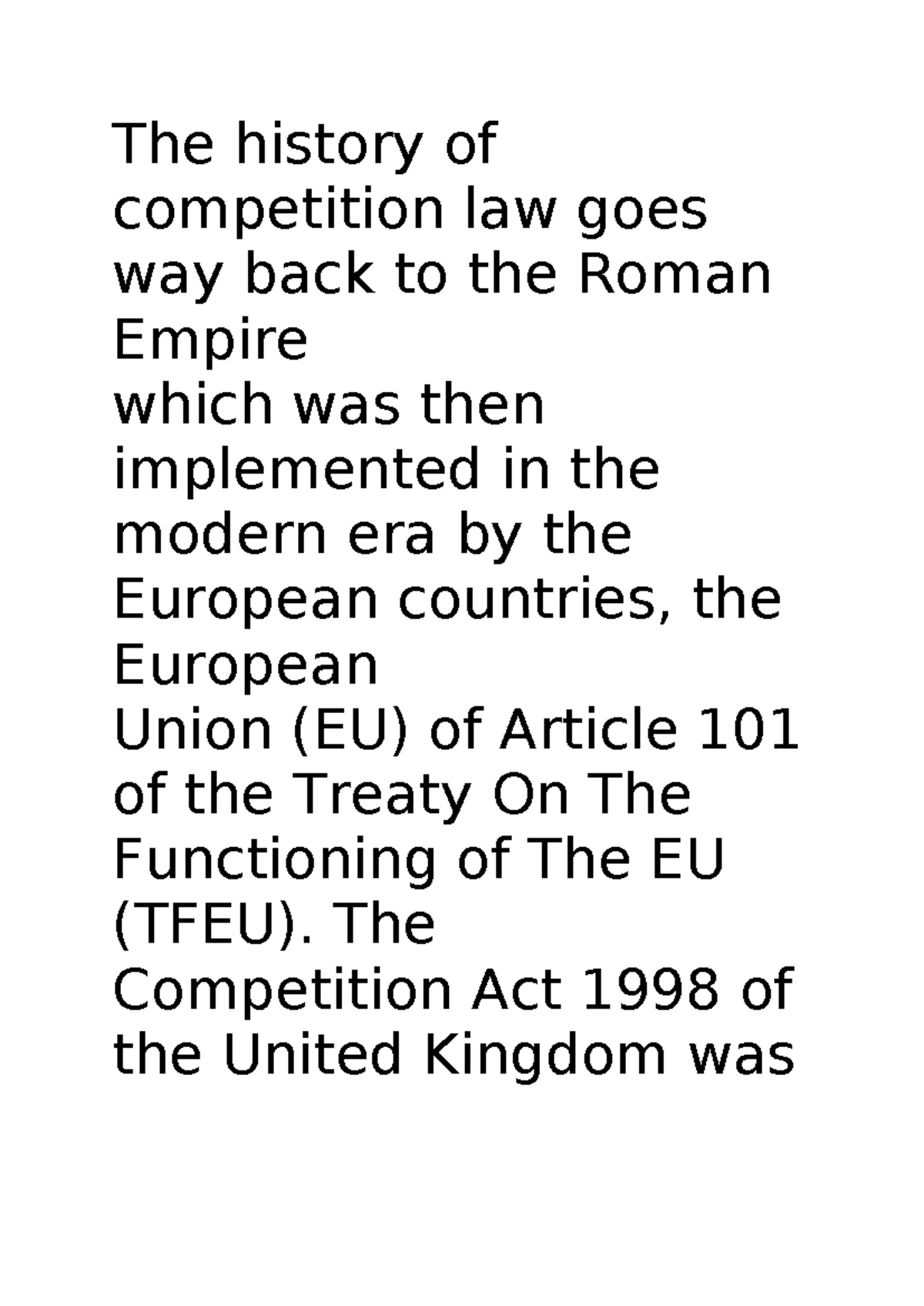 Concerted Practice Analysis: EU, UK, and Singapore Competition Law ...
