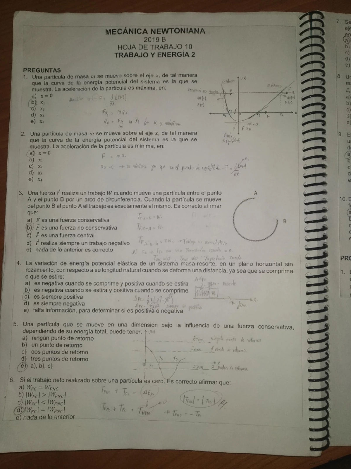 Segunda Evaluación de Mecánica Newtoniana - Revisión y Respuestas - Studocu
