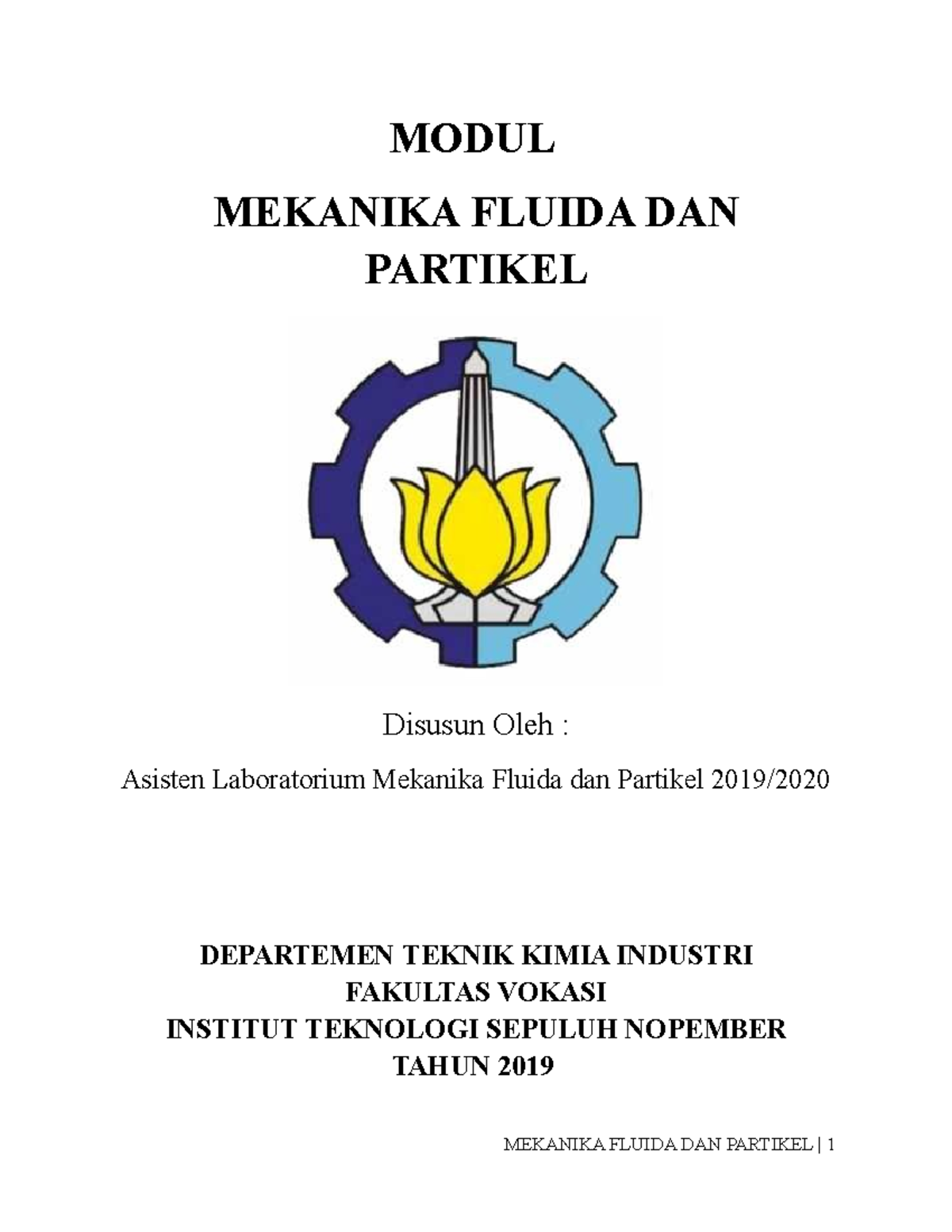 Laporan Praktikum Bilangan Reynolds - Mekanika Fluida dan Partikel ...