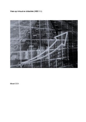 DA model voorbeeld - VHA - Format Didactisch Analyse model (DA-model ...