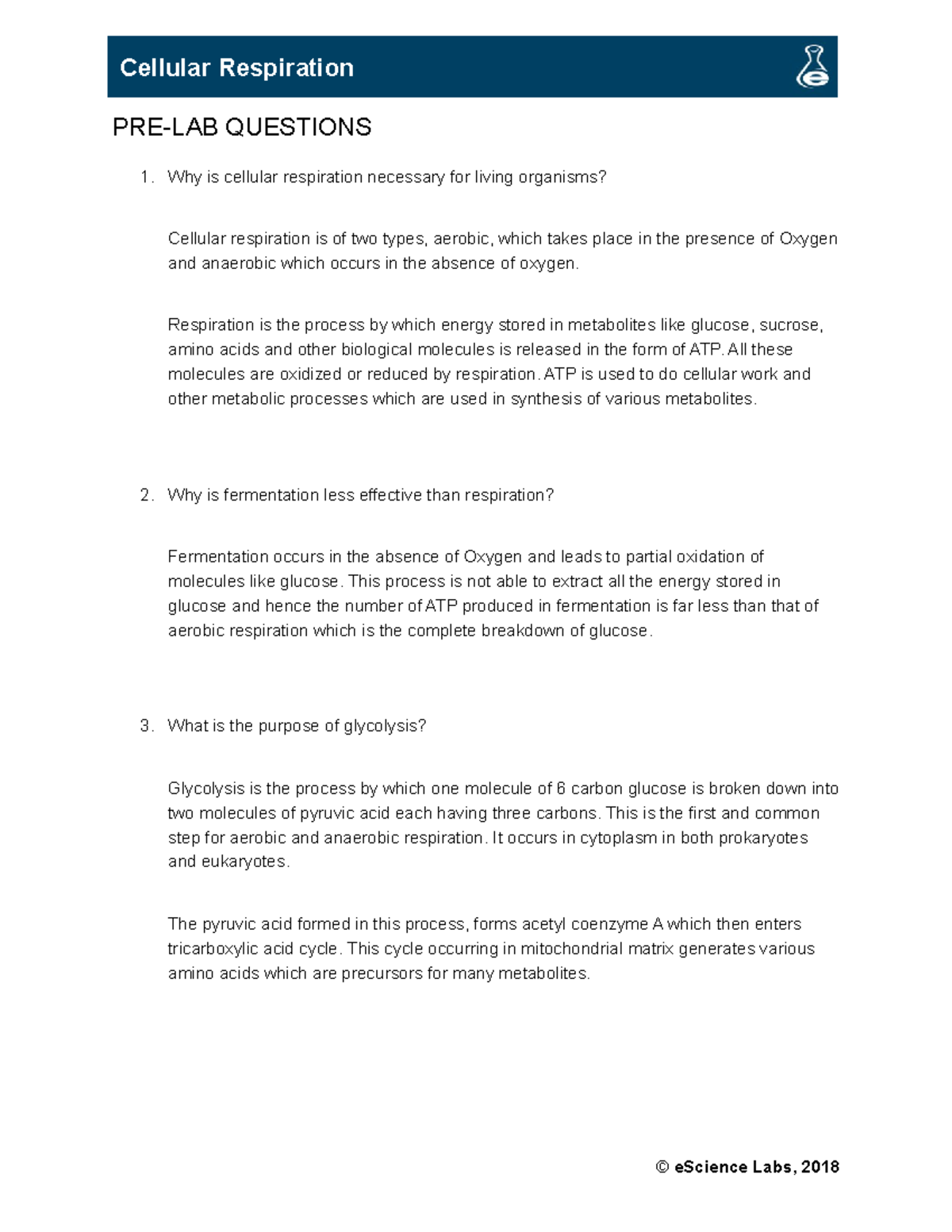 IB 1108 L09 Cell Resp - Week 3 Cellular Respiration Lab Assignment ...