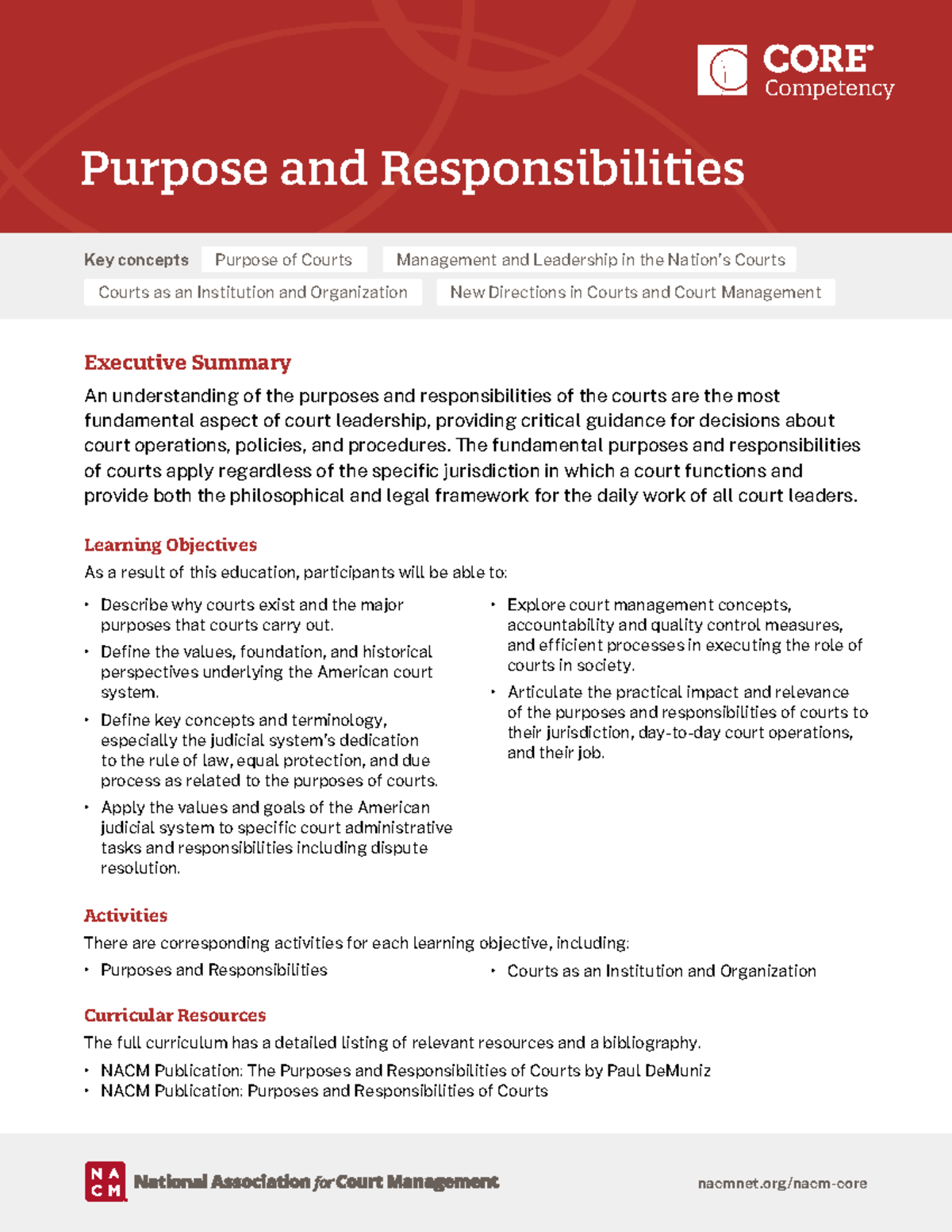 Purposes-and-Responsibilities - Executive Summary An understanding of ...